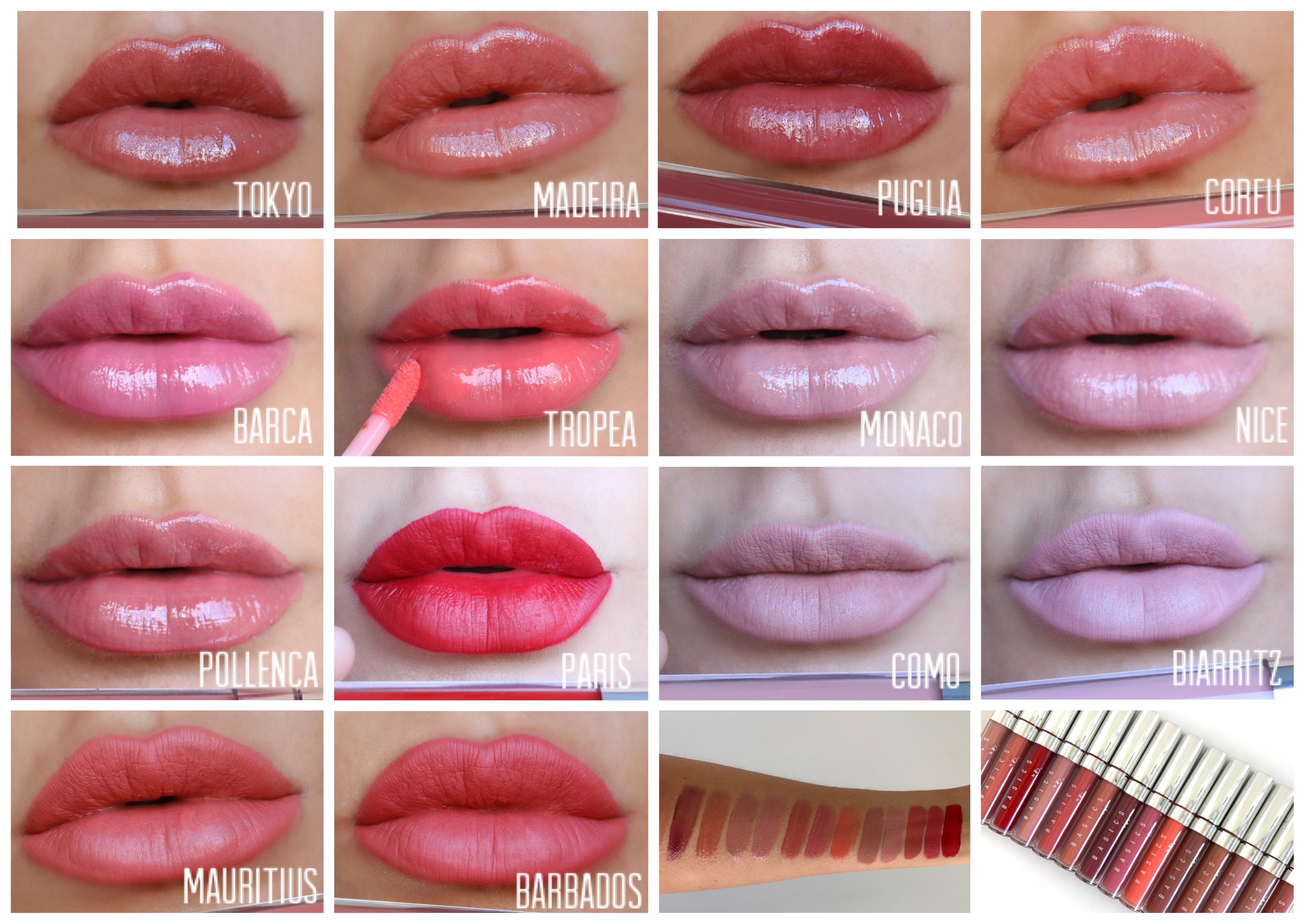 Liquid Lip Colours – Basics By B